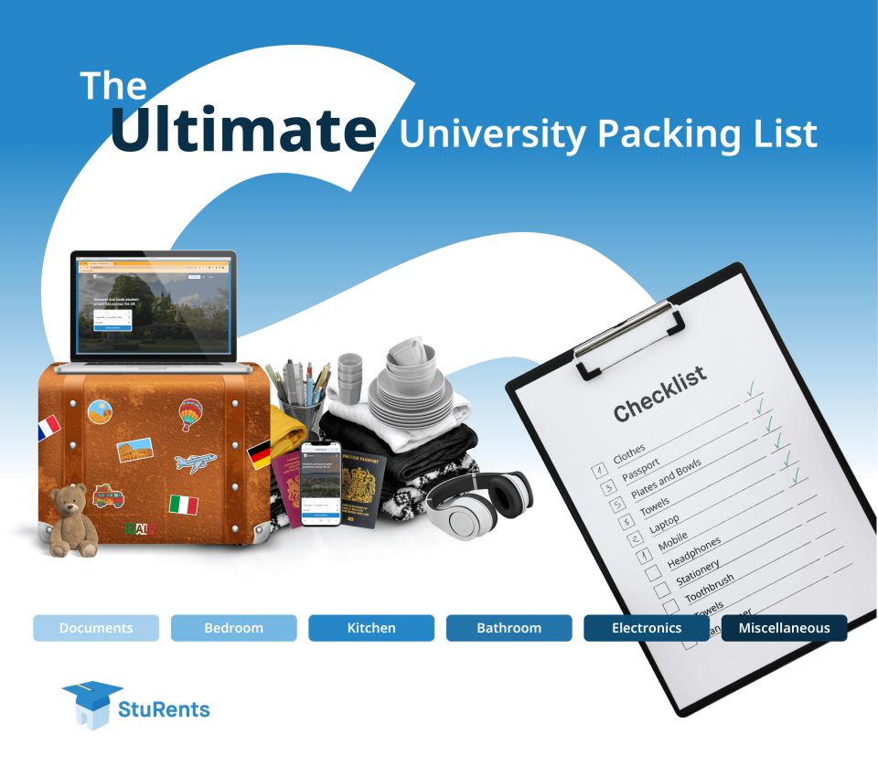 The ultimate university packing list | StuRents
