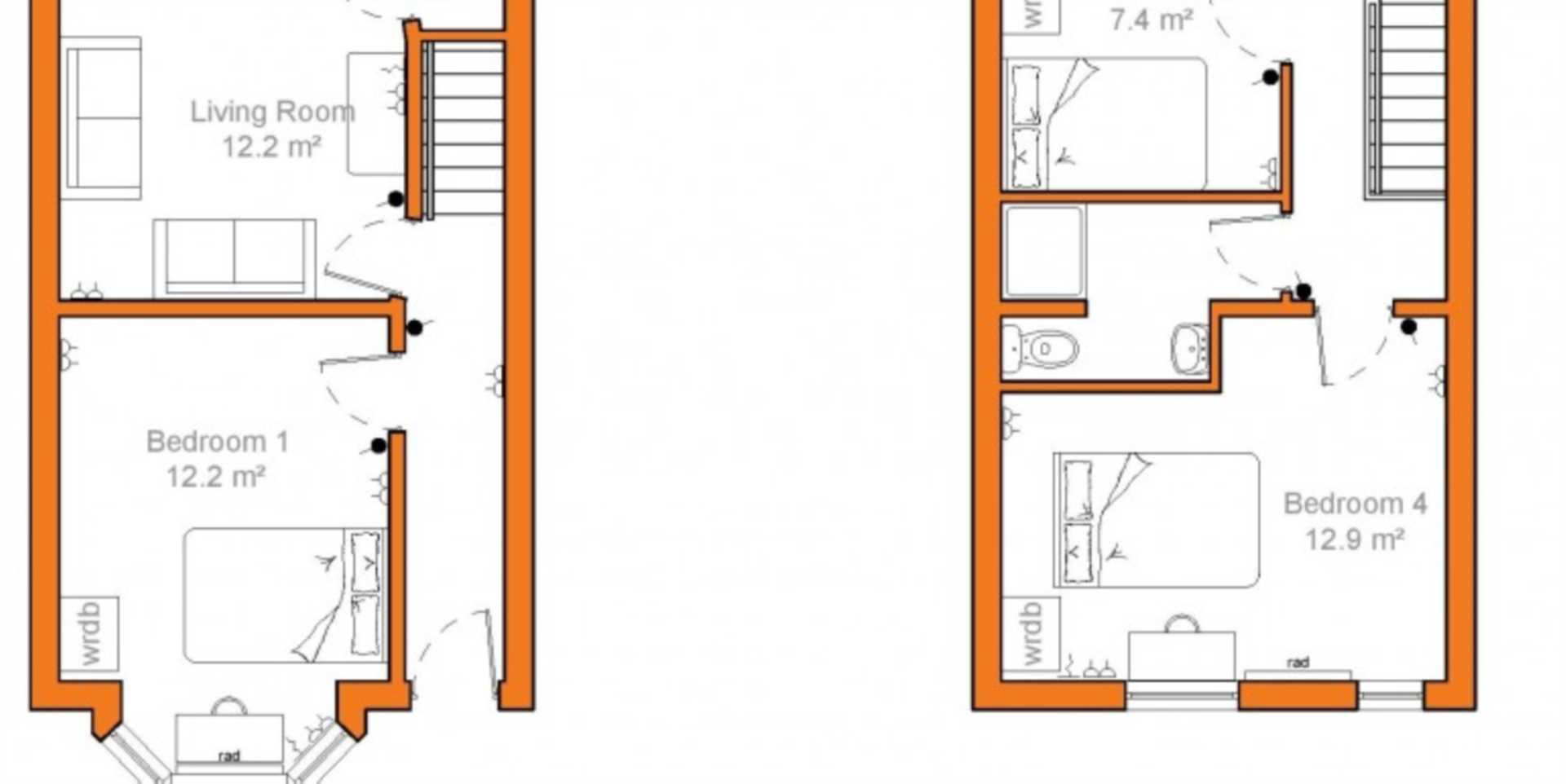 4 bed student house to rent on Fitzwarren Street, Salford, M6 5RS ...