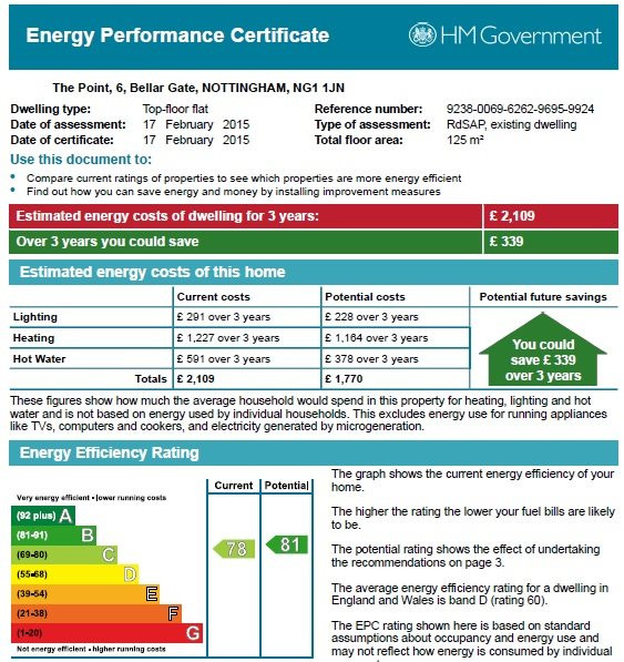 3 bed student house to rent on The Point, 6 Bellar Gate, Nottingham ...
