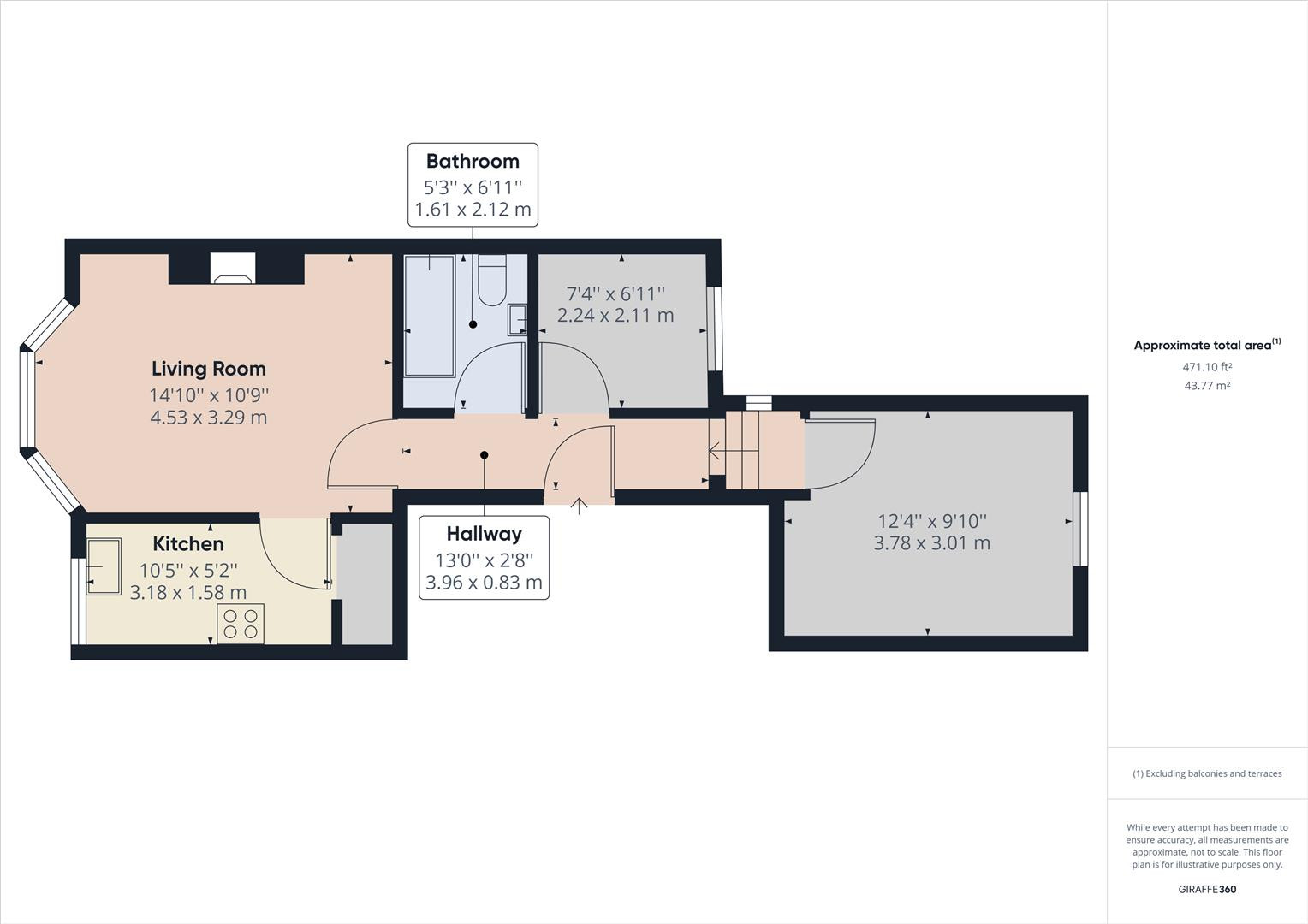 2 bed student house to rent on 1 Upper Hamilton Road, Brighton, BN1 5DF ...