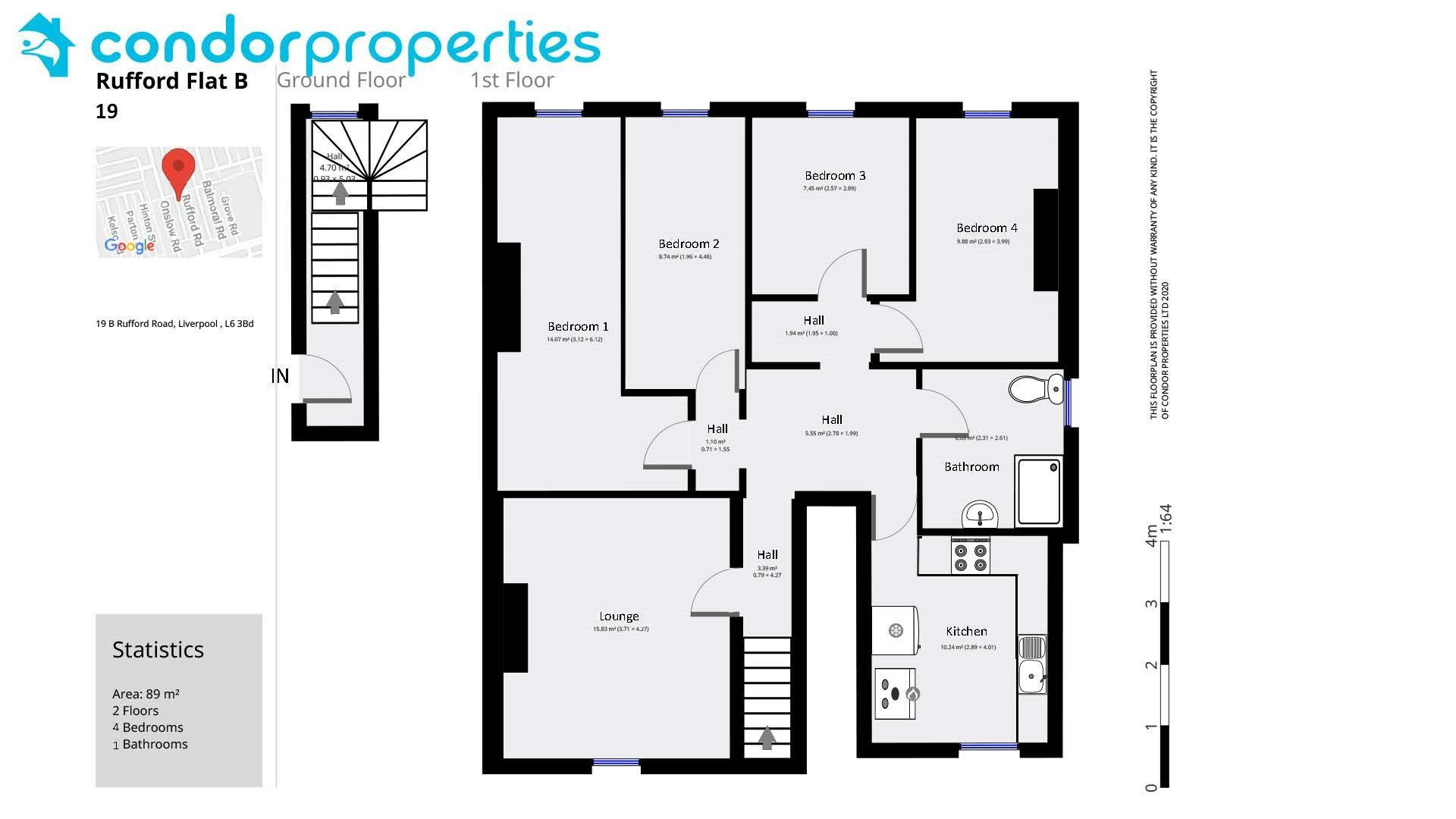 1 bed student house to rent on Rufford Road, Liverpool, L6 3BE | StuRents